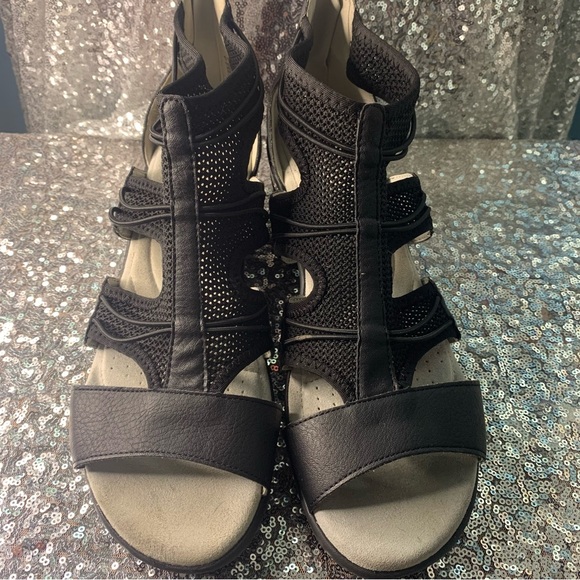 JBU | Shoes | Jbu Memory Foam Sandals Jbu By Jambu Everly Wedge Strappy ...